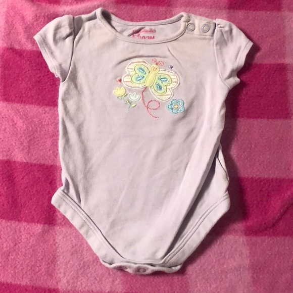 Garanimals | One Pieces | Purple Butterfly Onesie | Poshmark